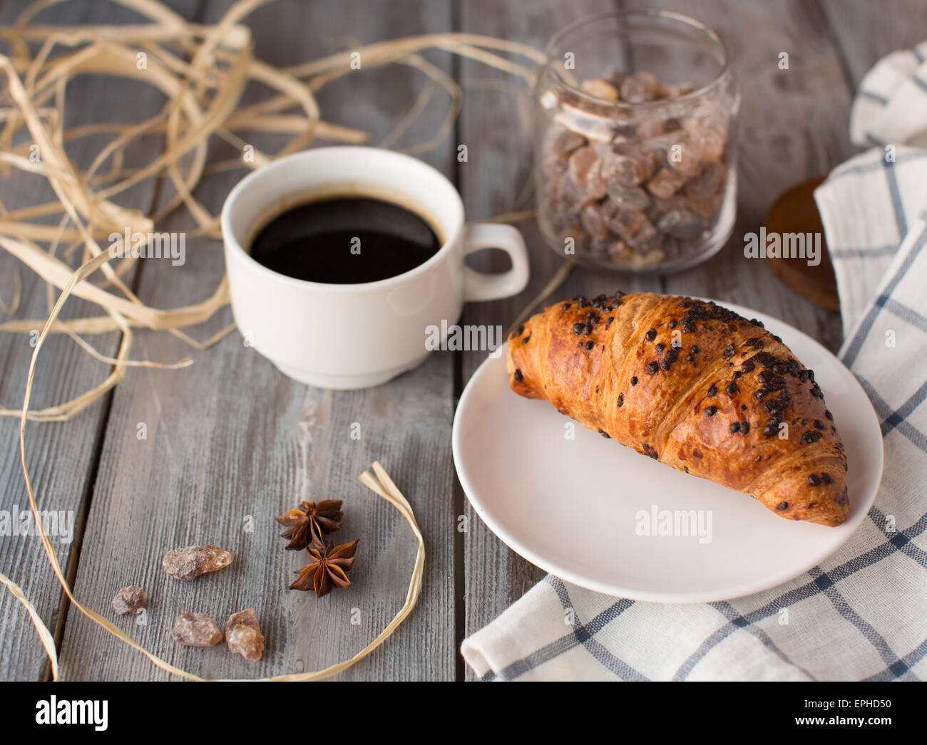breakfast of coffee Stock Photo - Alamy