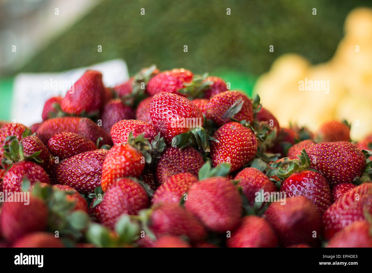 Strawberries organic hi-res stock photography and images - Alamy