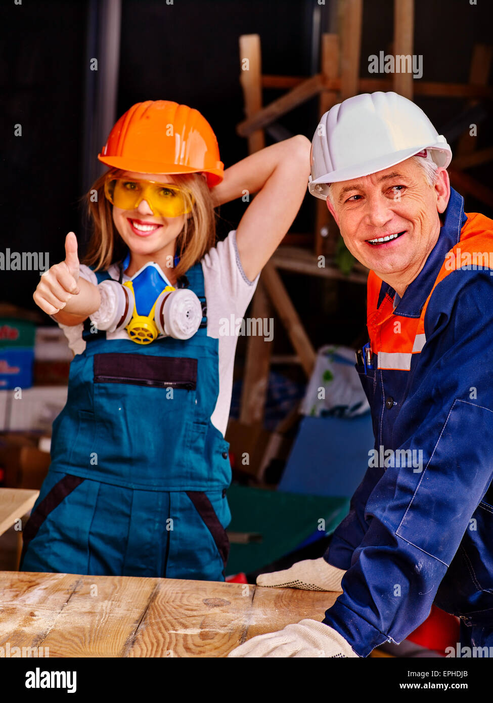 Women building constructor hi-res stock photography and images - Alamy