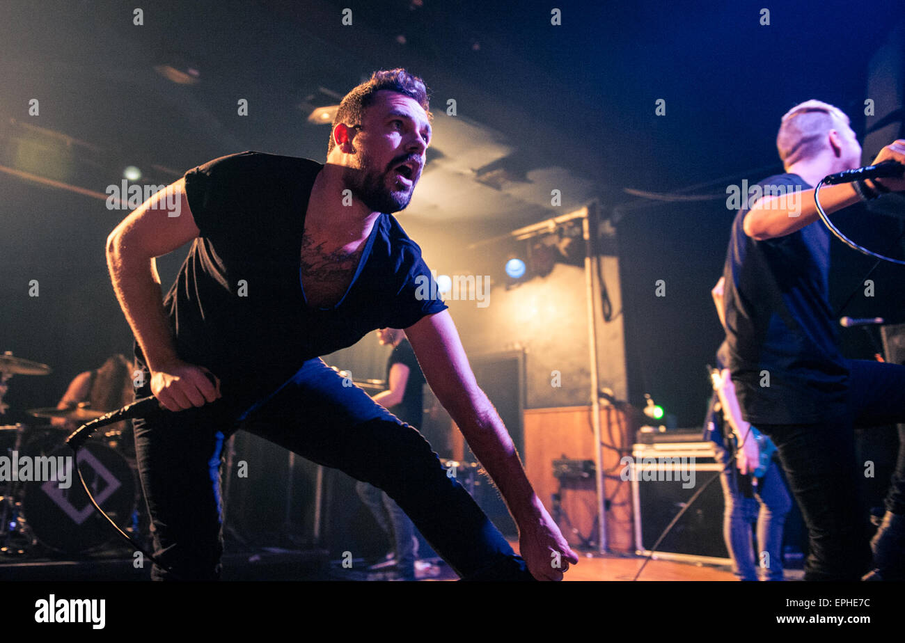 The Welsh rock band The Blackout perform at Scala in London as part of ...