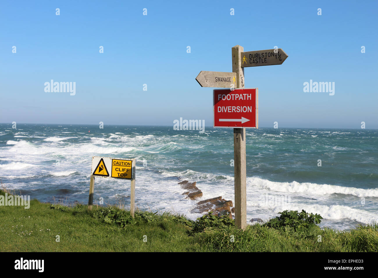 Crumbling footpath hi-res stock photography and images - Alamy