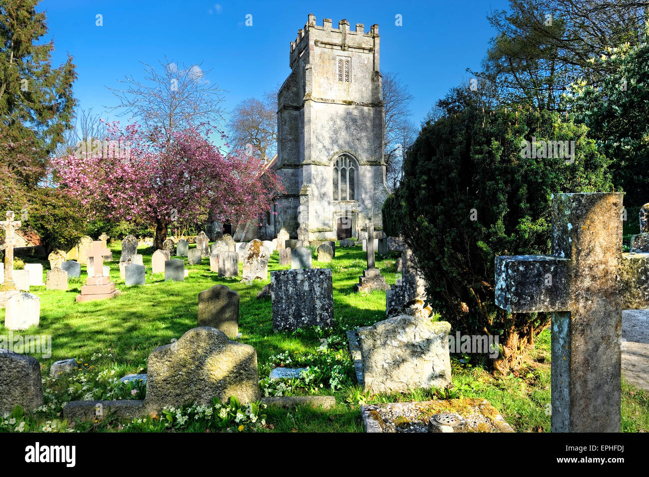Picturesque St Olave's Church, Gatcombe, Isle of Wight sketched by ...
