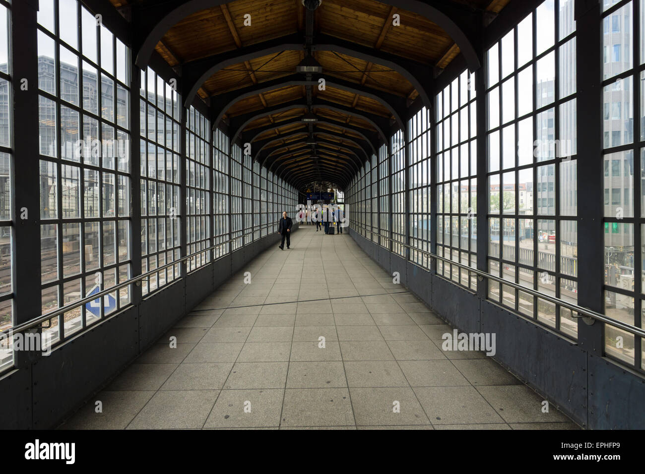 Walkway at station hi-res stock photography and images - Alamy