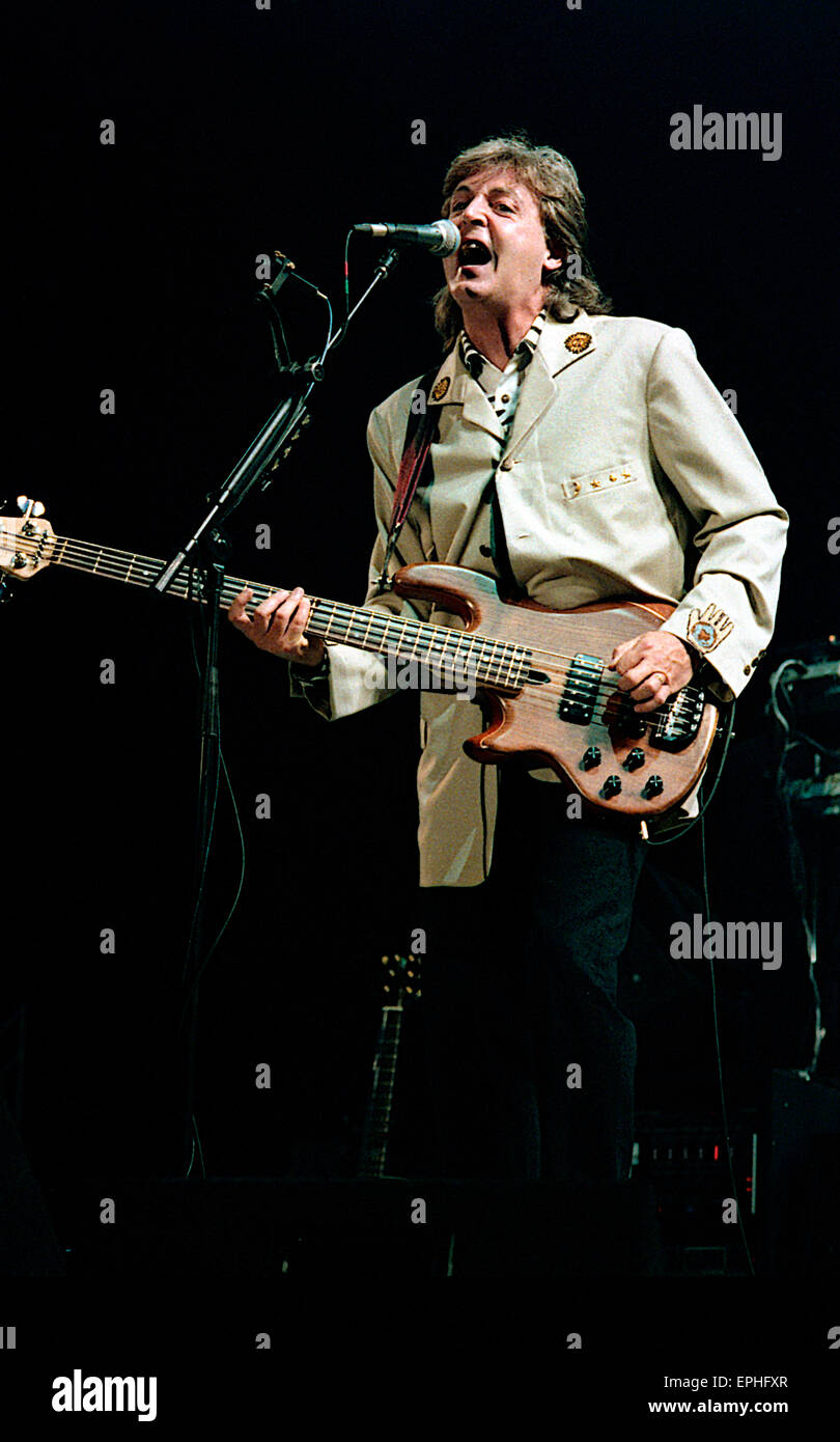 Paul McCartney in performance at Robert F. Kennedy Football Stadium in ...