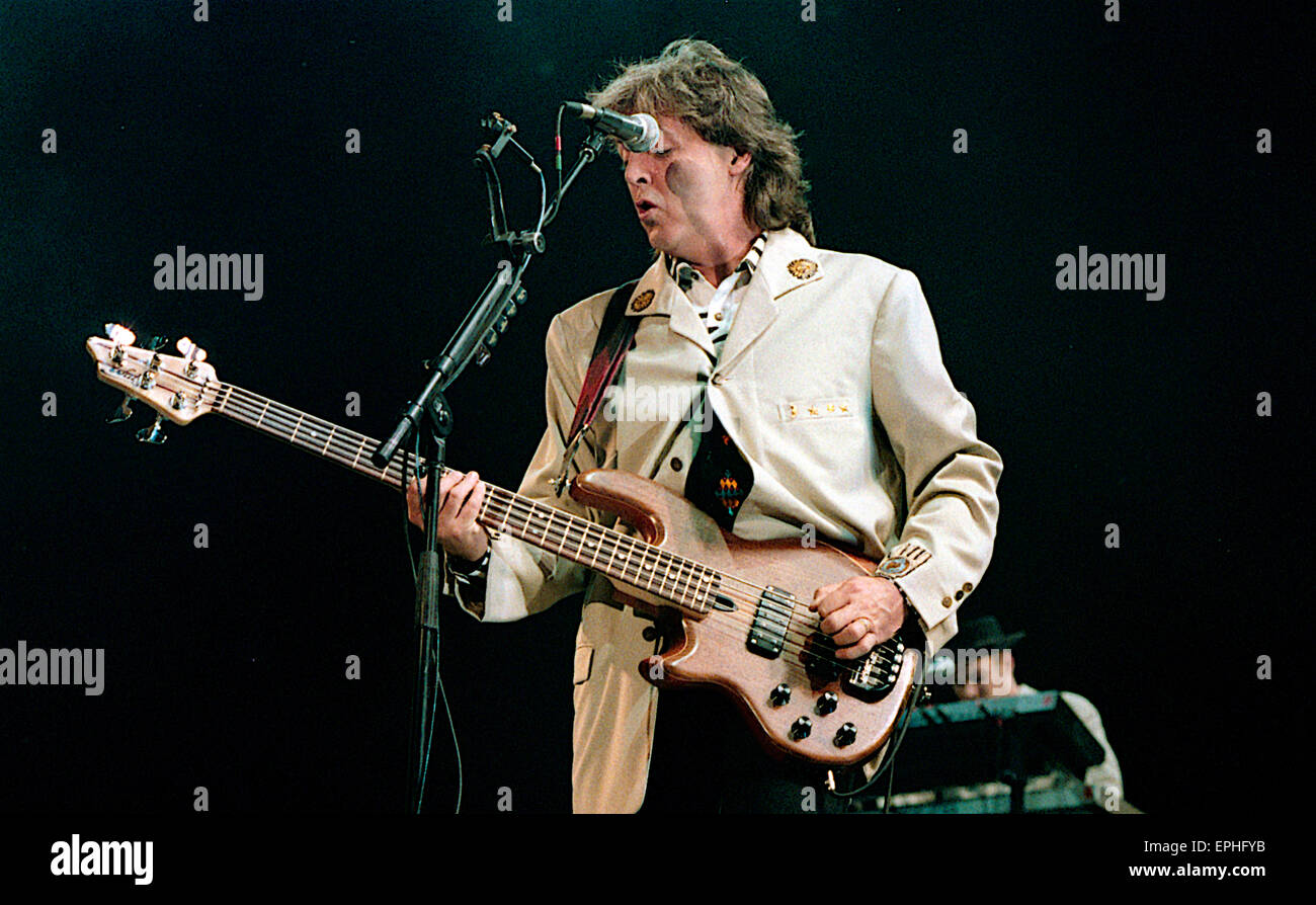 Paul McCartney in performance at Robert F. Kennedy Football Stadium in ...