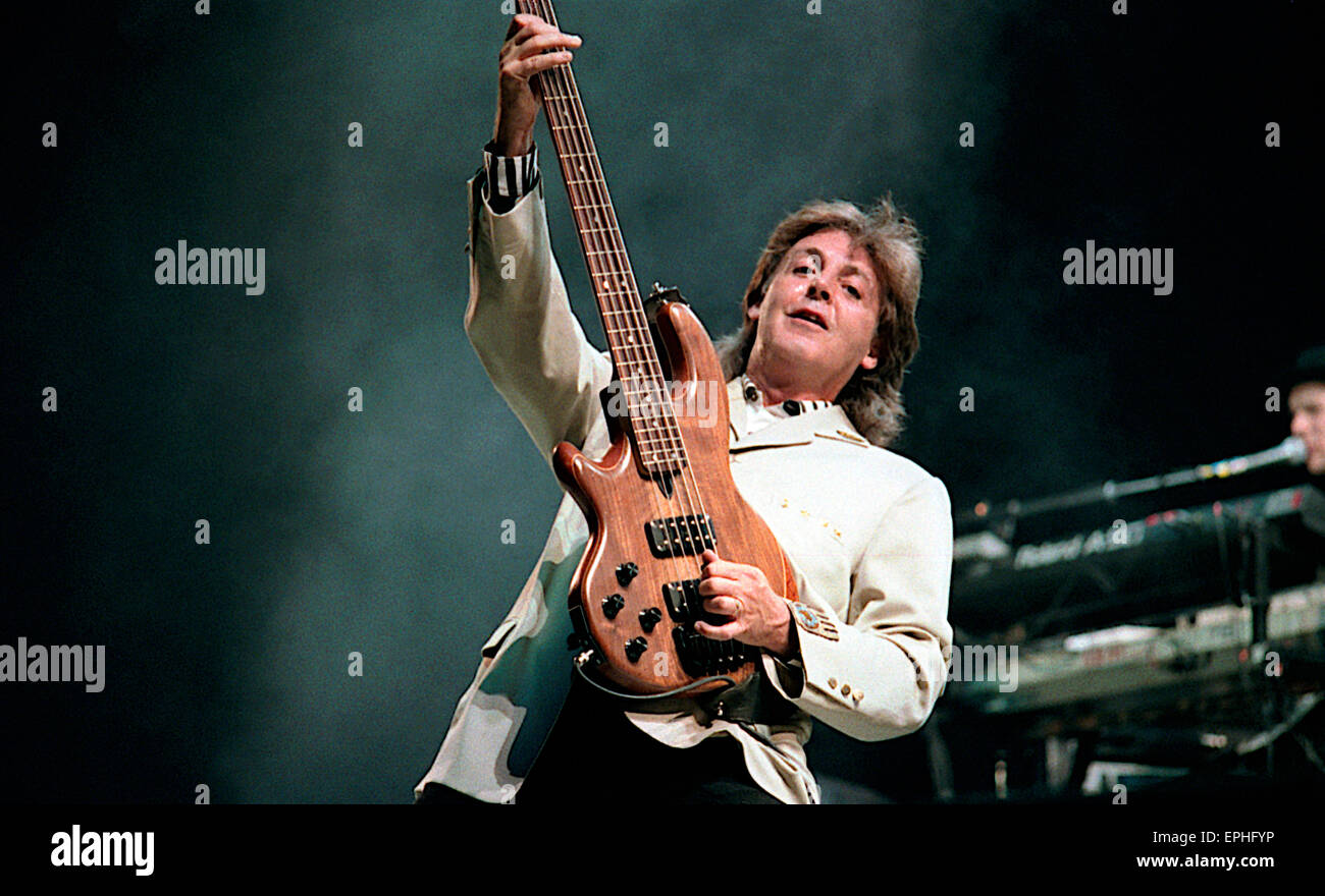 Paul McCartney in performance at Robert F. Kennedy Football Stadium in ...