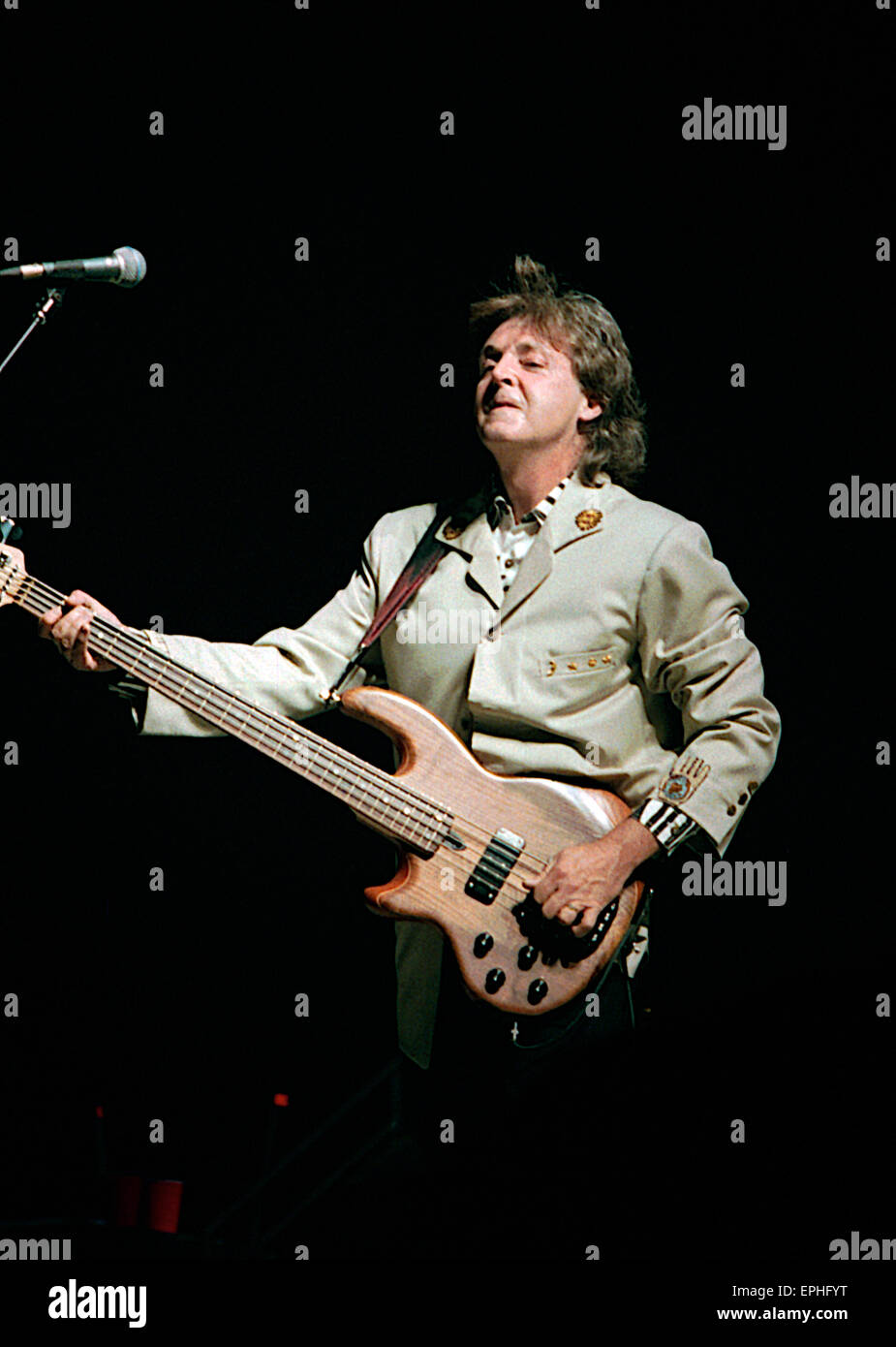 Paul McCartney in performance at Robert F. Kennedy Football Stadium in ...