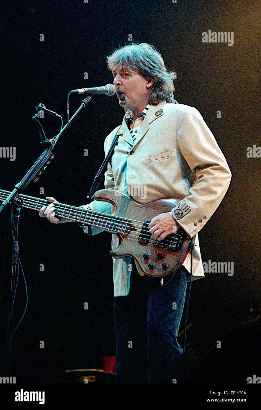 Paul McCartney in performance at Robert F. Kennedy Football Stadium in ...