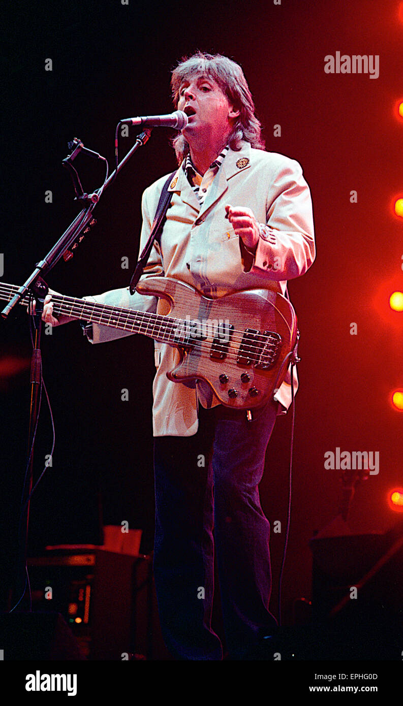 Paul McCartney in performance at Robert F. Kennedy Football Stadium in ...