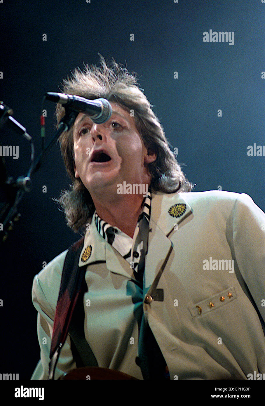 Paul McCartney in performance at Robert F. Kennedy Football Stadium in ...