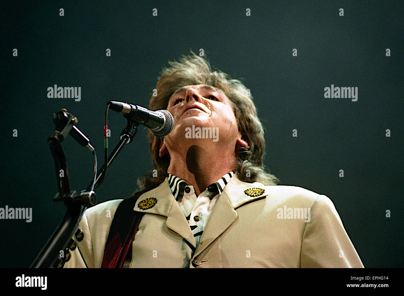 Paul McCartney in performance at Robert F. Kennedy Football Stadium in ...