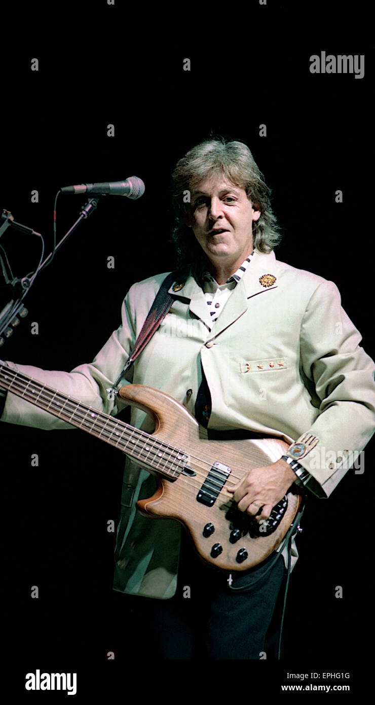 Paul McCartney in performance at Robert F. Kennedy Football Stadium in ...