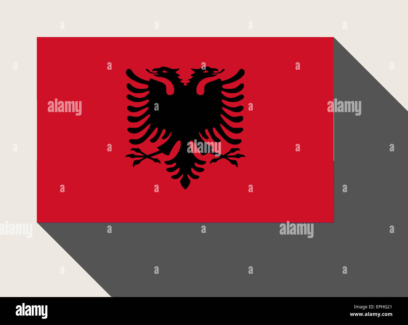 Albania flag hi-res stock photography and images - Alamy