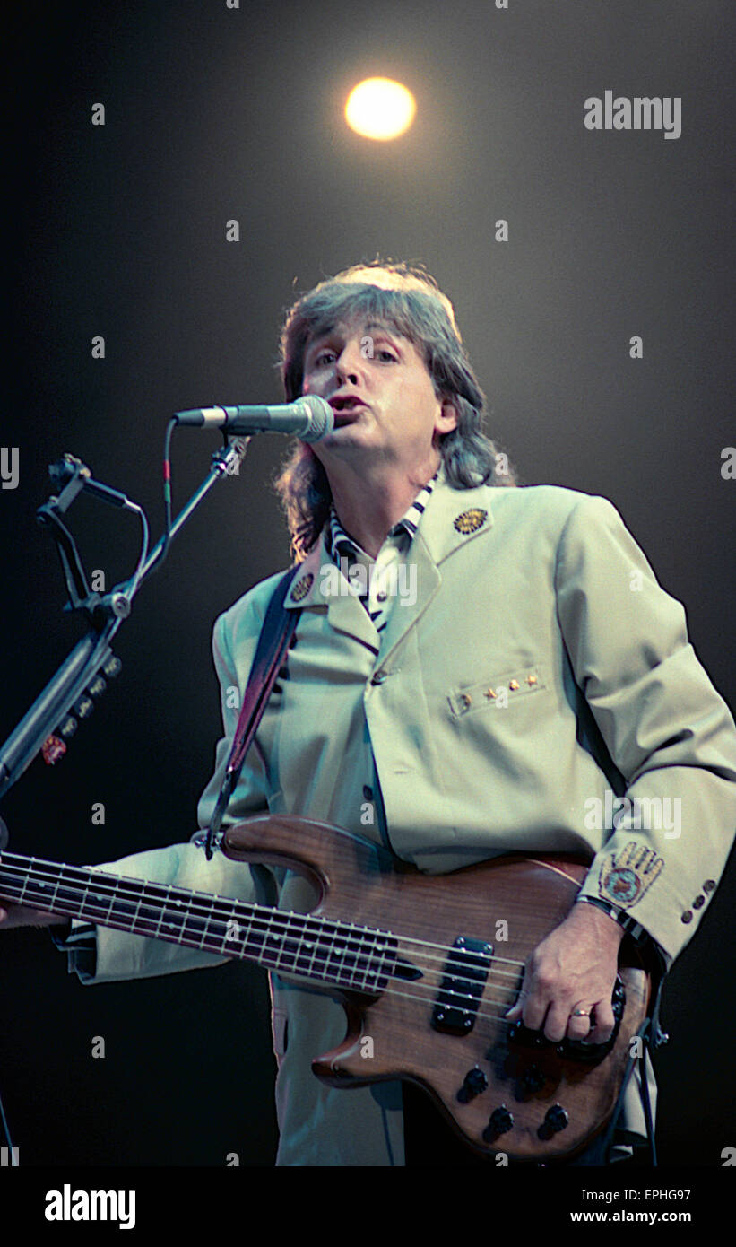 Paul McCartney in performance at Robert F. Kennedy Football Stadium in ...