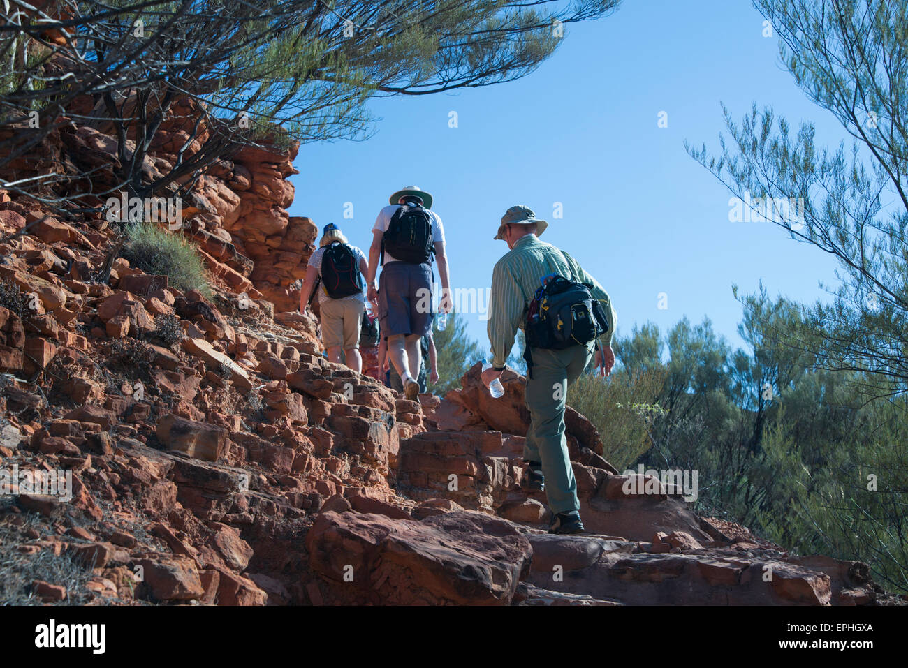 Australia outback male hike hiker hi-res stock photography and images ...