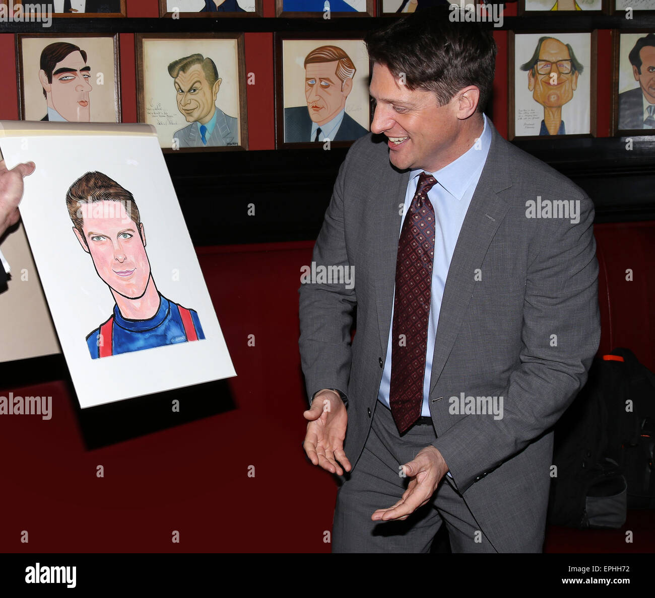 Christopher Sieber portrait unveiling at Sardi's famous theatre ...
