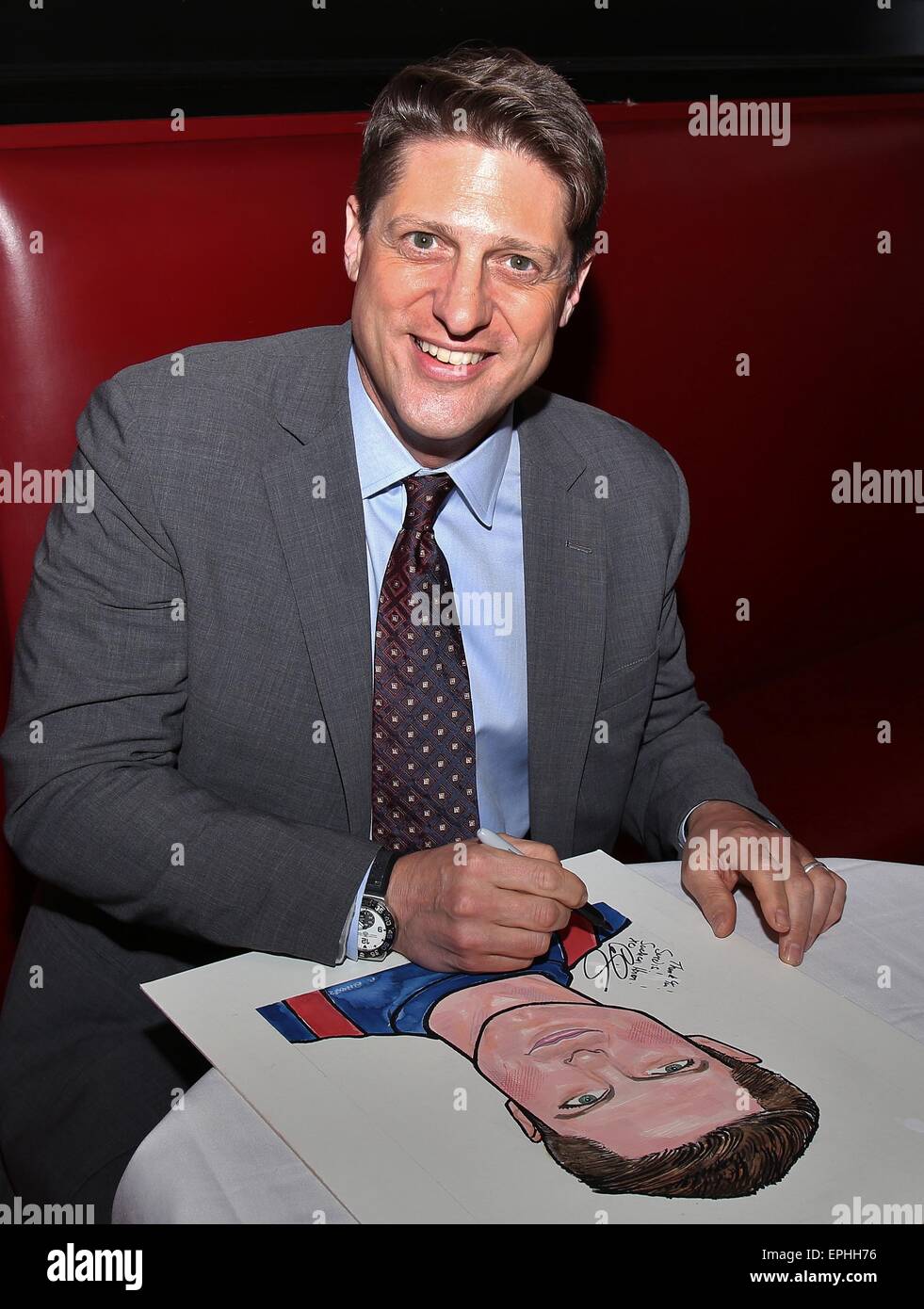 Christopher Sieber portrait unveiling at Sardi's famous theatre ...