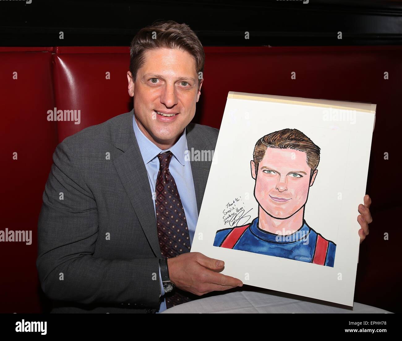 Christopher Sieber portrait unveiling at Sardi's famous theatre ...