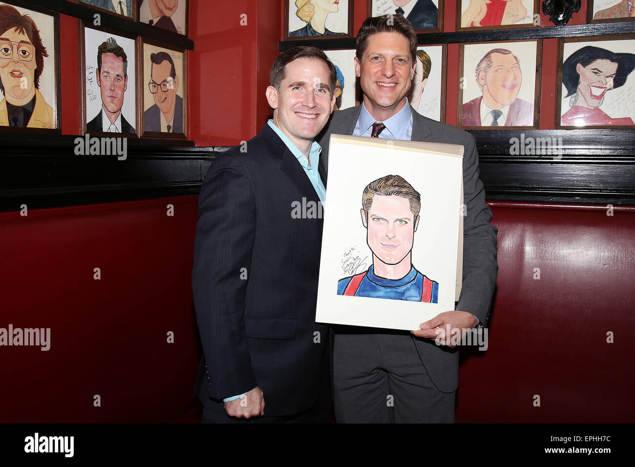 Christopher Sieber portrait unveiling at Sardi's famous theatre ...