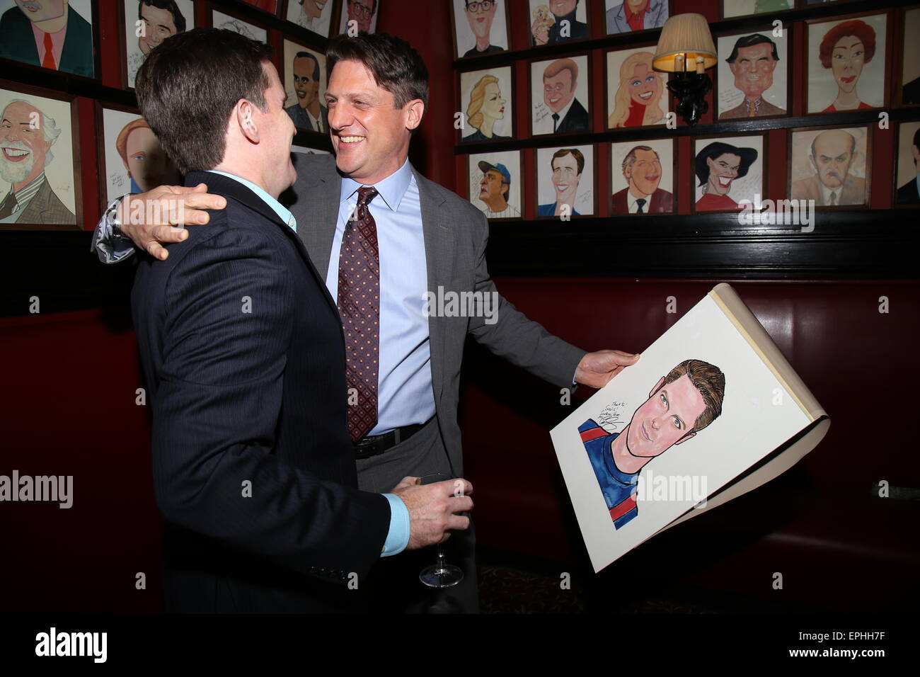 Christopher Sieber portrait unveiling at Sardi's famous theatre ...