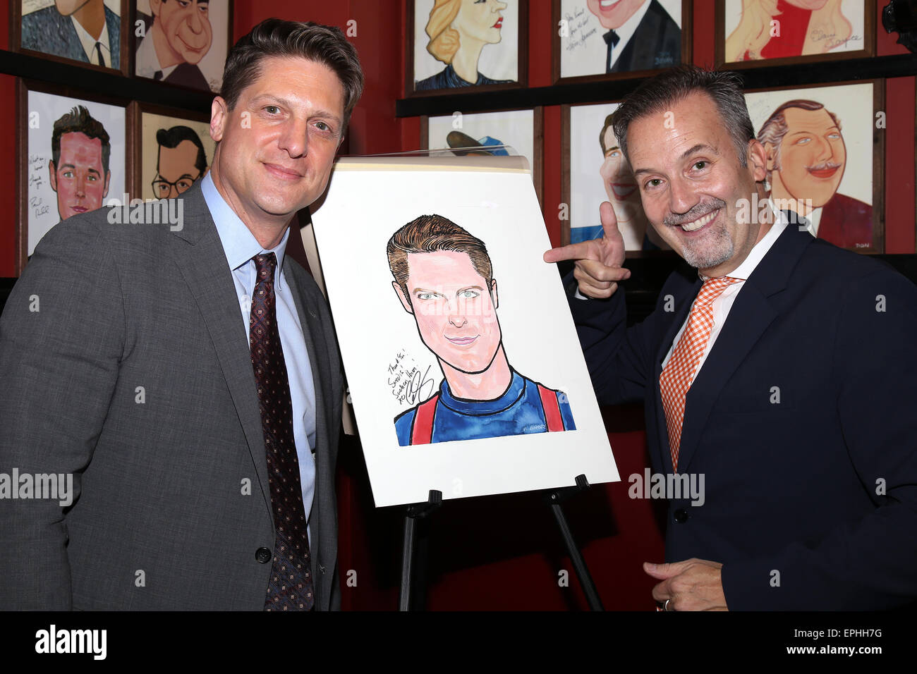 Christopher Sieber portrait unveiling at Sardi's famous theatre ...