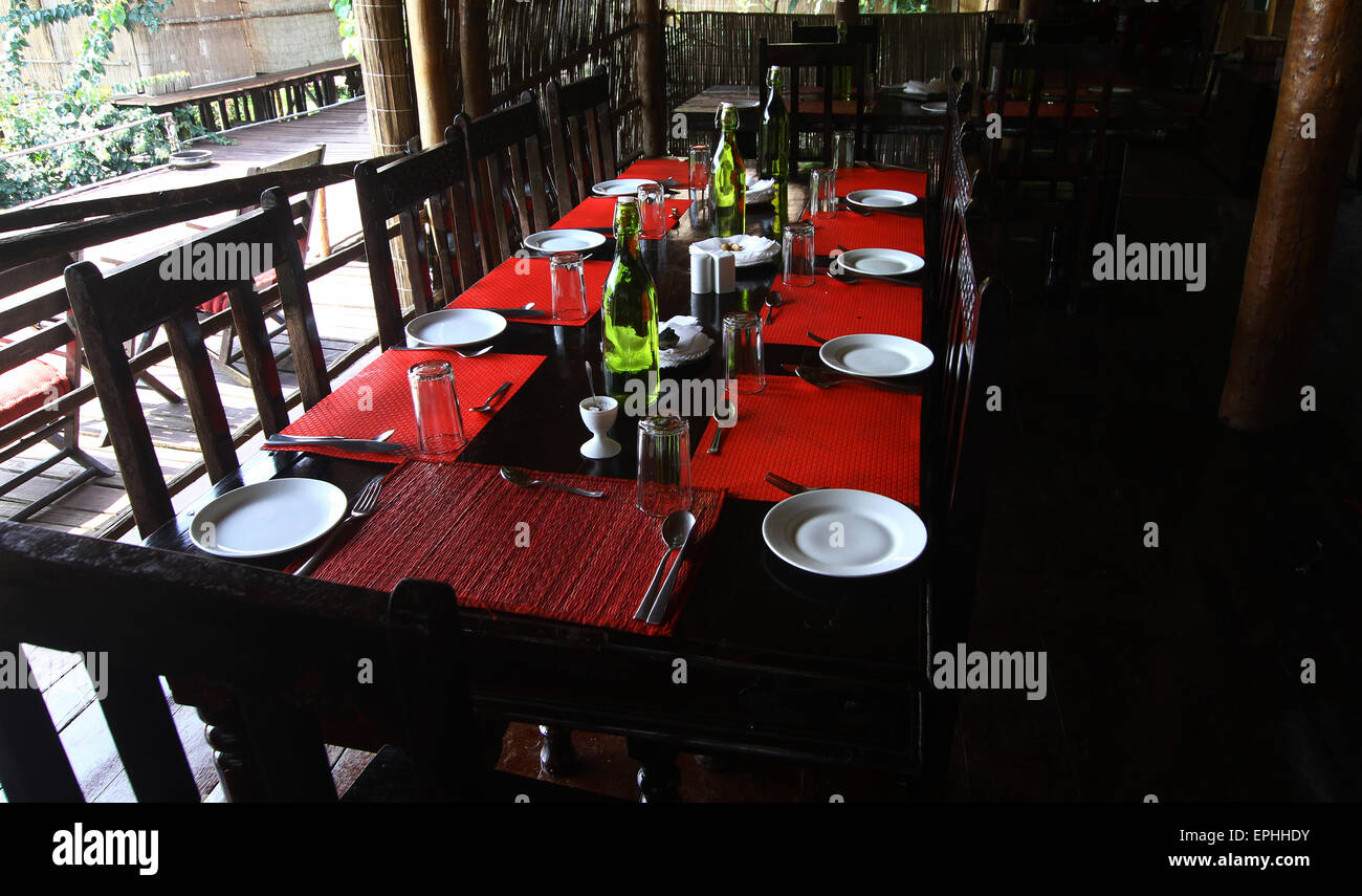 the bison resort, kabini, karnadaka Stock Photo - Alamy