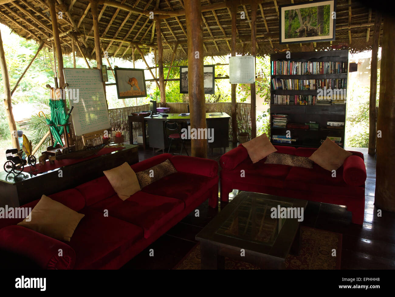 the bison resort, kabini, karnadaka Stock Photo - Alamy