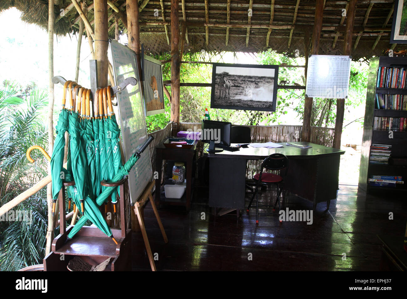 the bison resort, kabini, karnadaka Stock Photo - Alamy