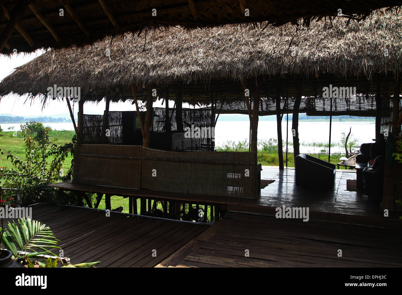 the bison resort, kabini, karnadaka Stock Photo - Alamy