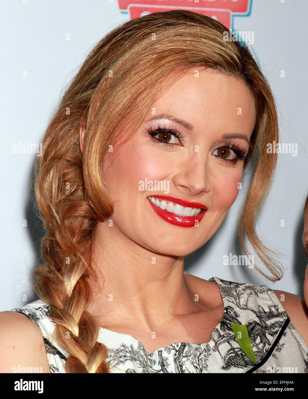 Holly Madison and daughter Rainbow Aurora Rotella at Dreamworks ...