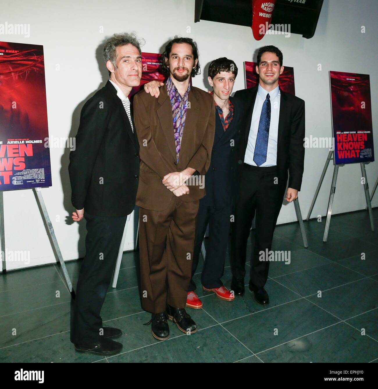 New York, NY, USA. 18th May, 2015. Ronald Bronstein, Josh Safdie, Buddy ...