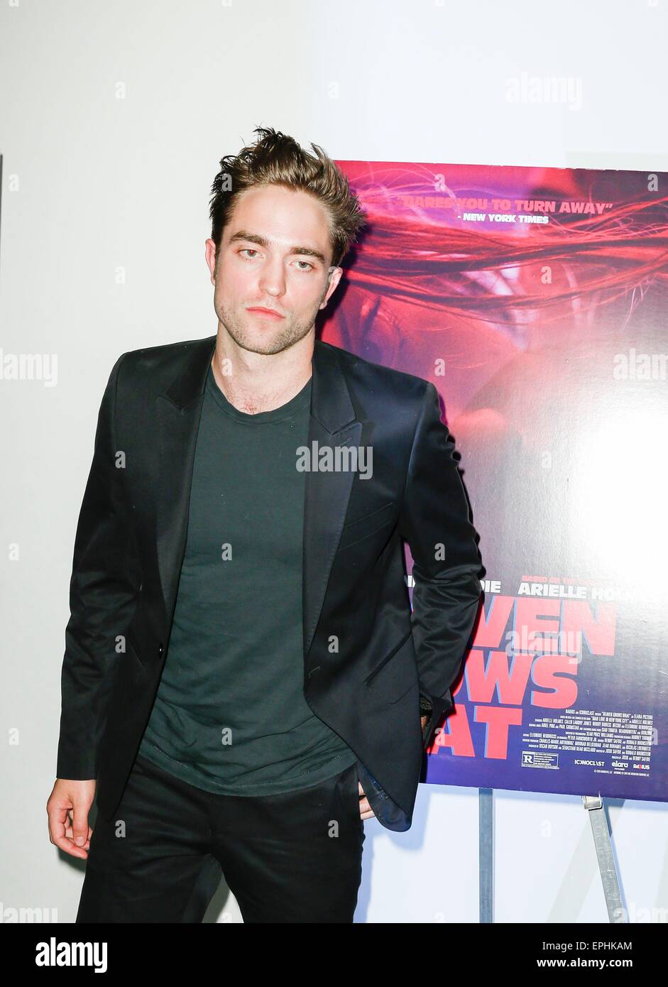 New York, NY, USA. 18th May, 2015. Robert Pattinson at arrivals for ...
