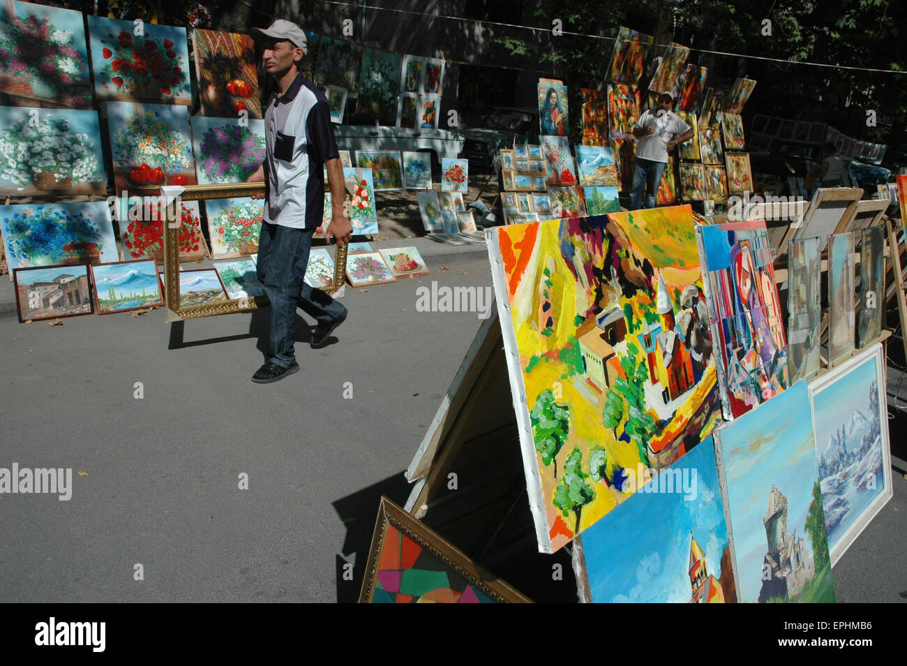 Yerevan, Armenia: Vernissage Market Stock Photo - Alamy