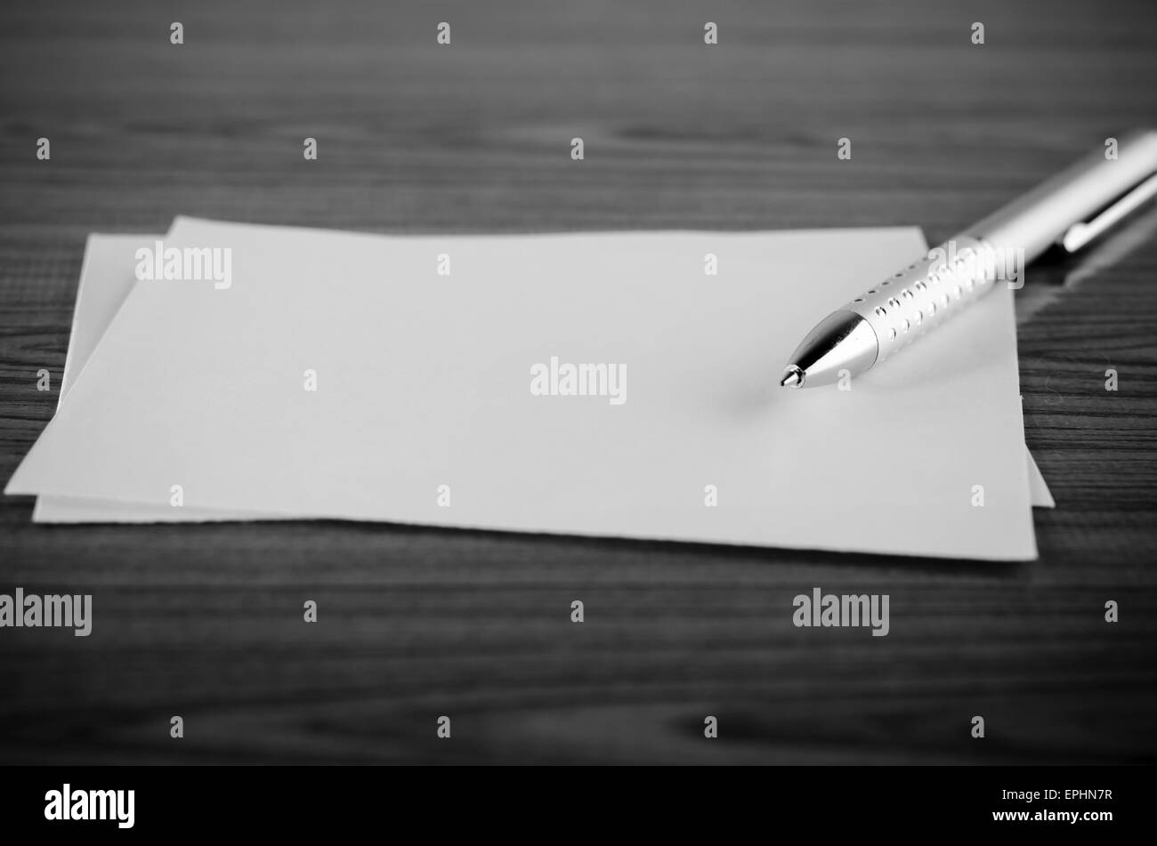 Document sheet black white hi-res stock photography and images - Alamy