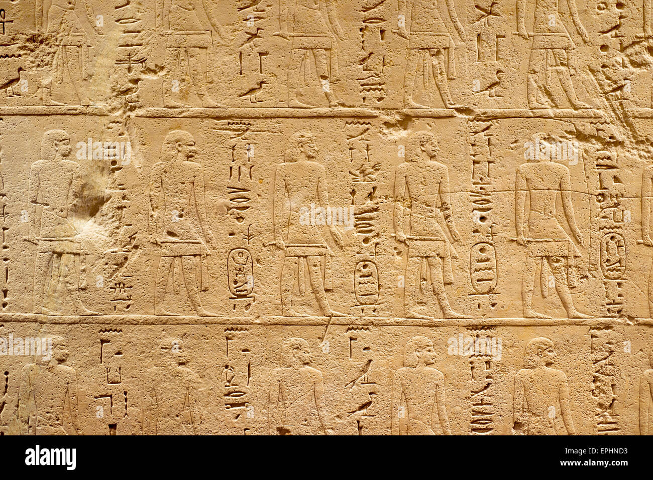 big sand wall with fragment of Ancient Egyptian document Stock Photo ...