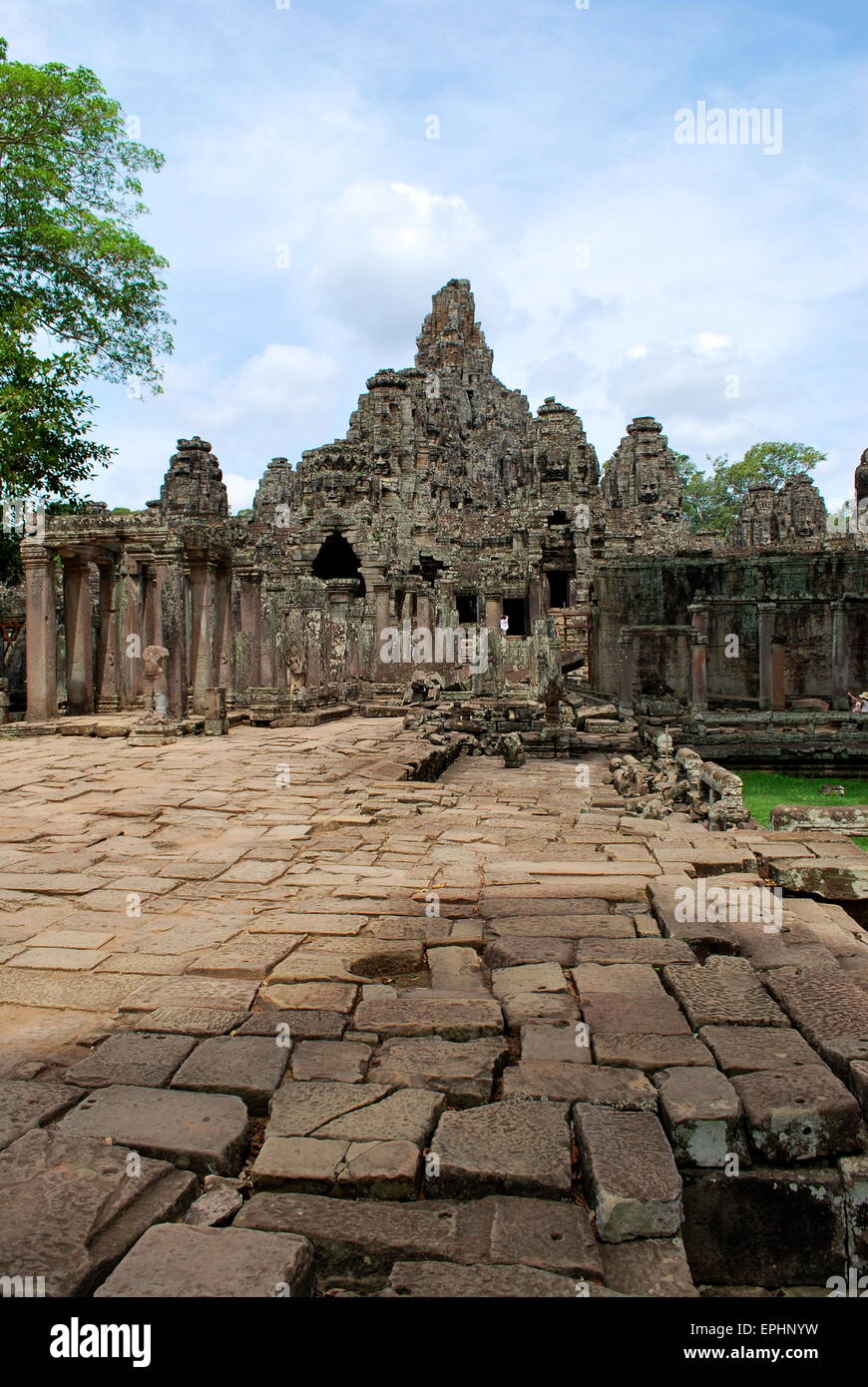 Bayon, Angkor Thom, Angkor Archaeological Park, Cambodia Stock Photo ...