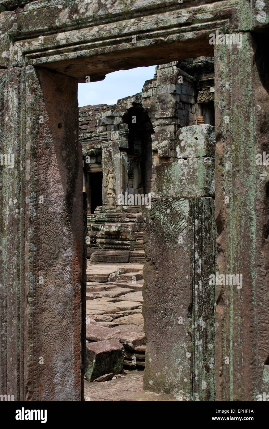 Bayon, Angkor Thom, Angkor Archaeological Park, Cambodia Stock Photo ...
