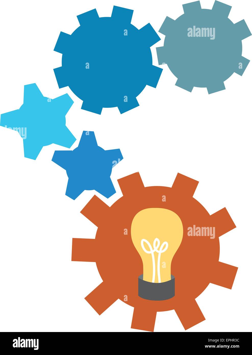 Vector illustration. Abstract design of business concept Stock Vector ...