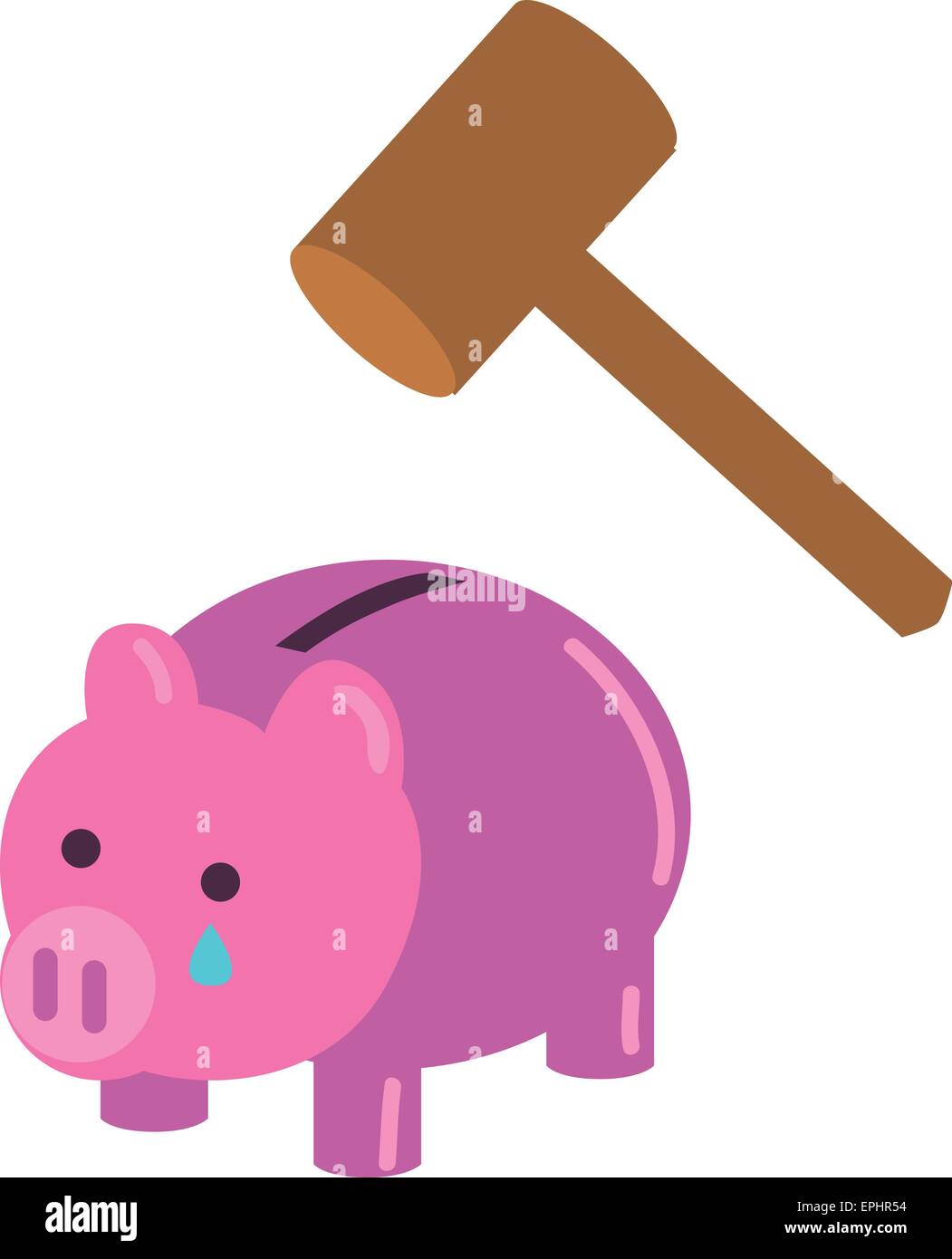 Sad income Stock Vector Images - Alamy