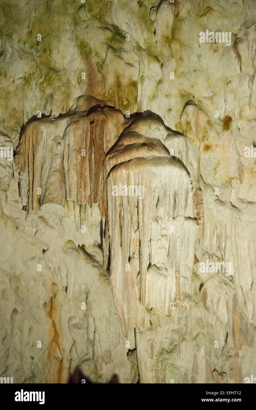geologic formations in a cave Stock Photo - Alamy