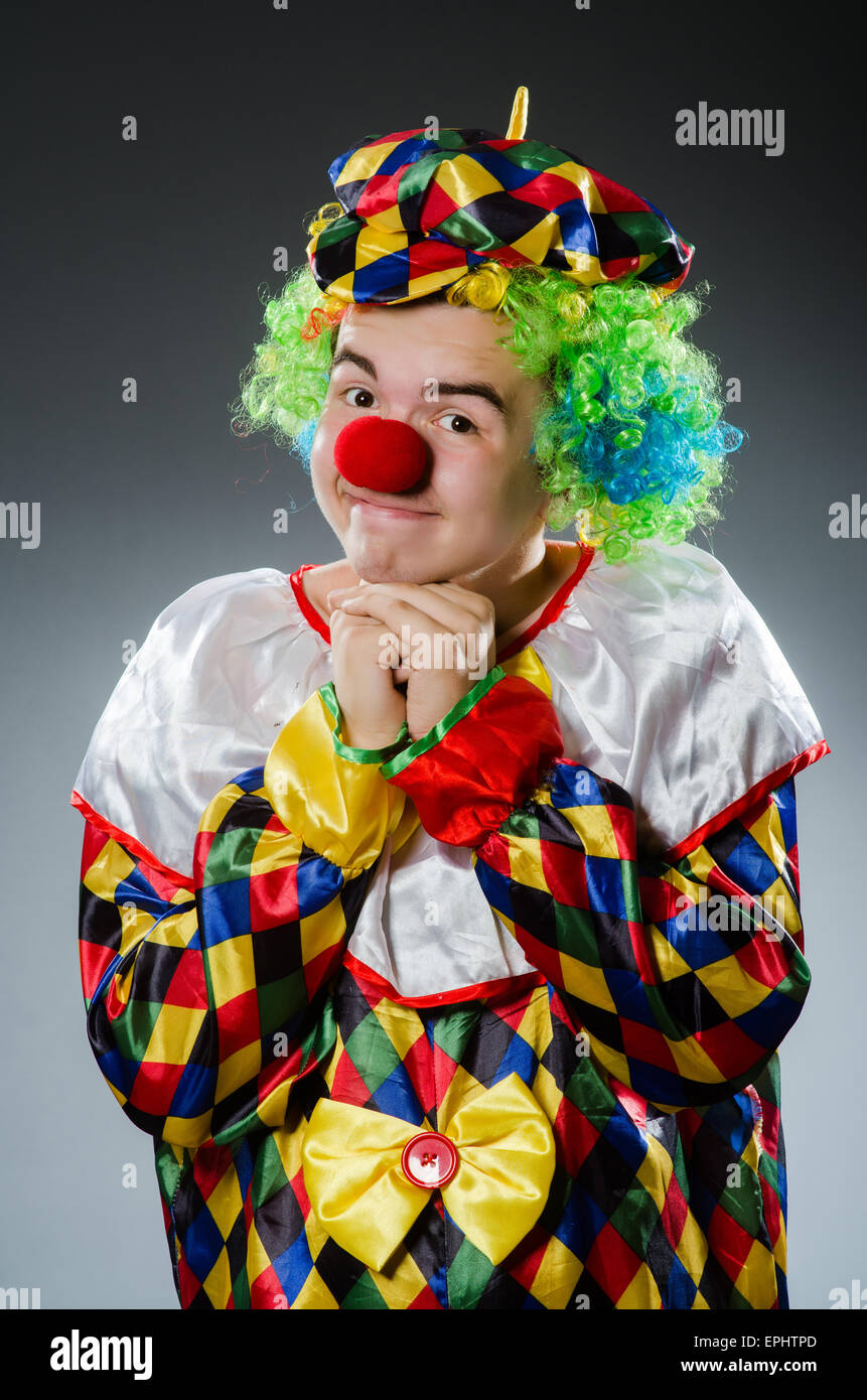 Funny clown in humor concept Stock Photo - Alamy