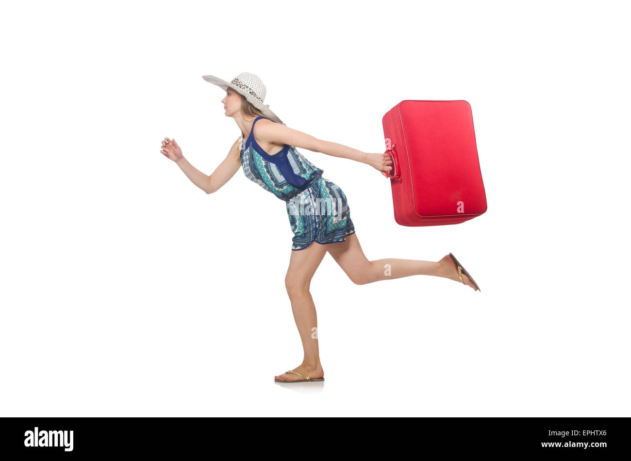 Hurrying person Cut Out Stock Images & Pictures - Alamy