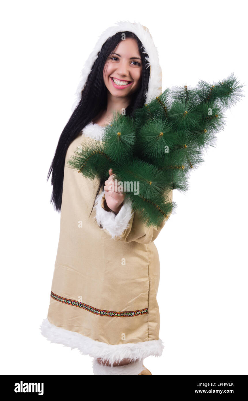 Inuit girl fur coat hi-res stock photography and images - Alamy