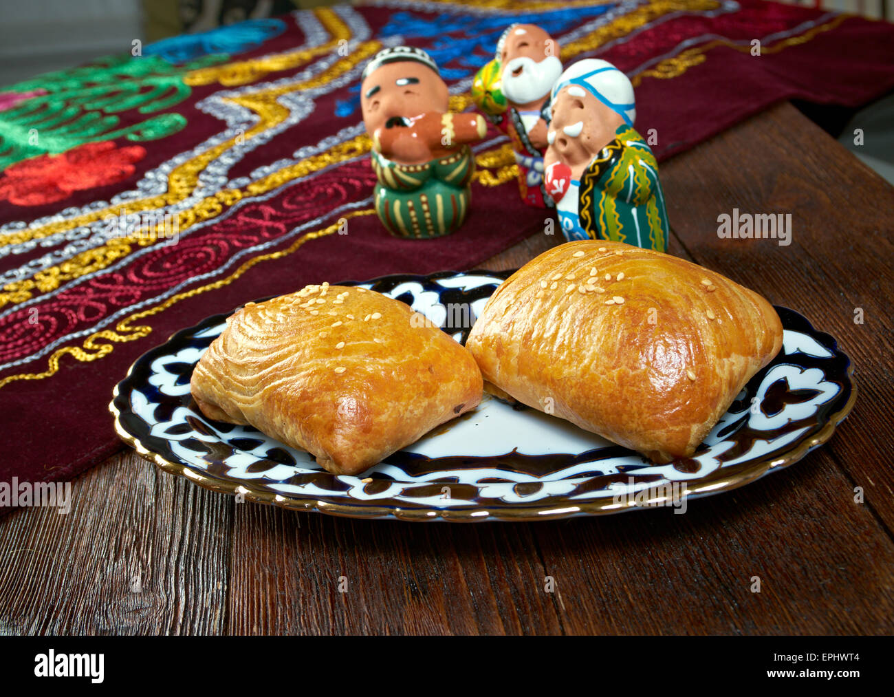 traditional eastern food samsa Stock Photo - Alamy