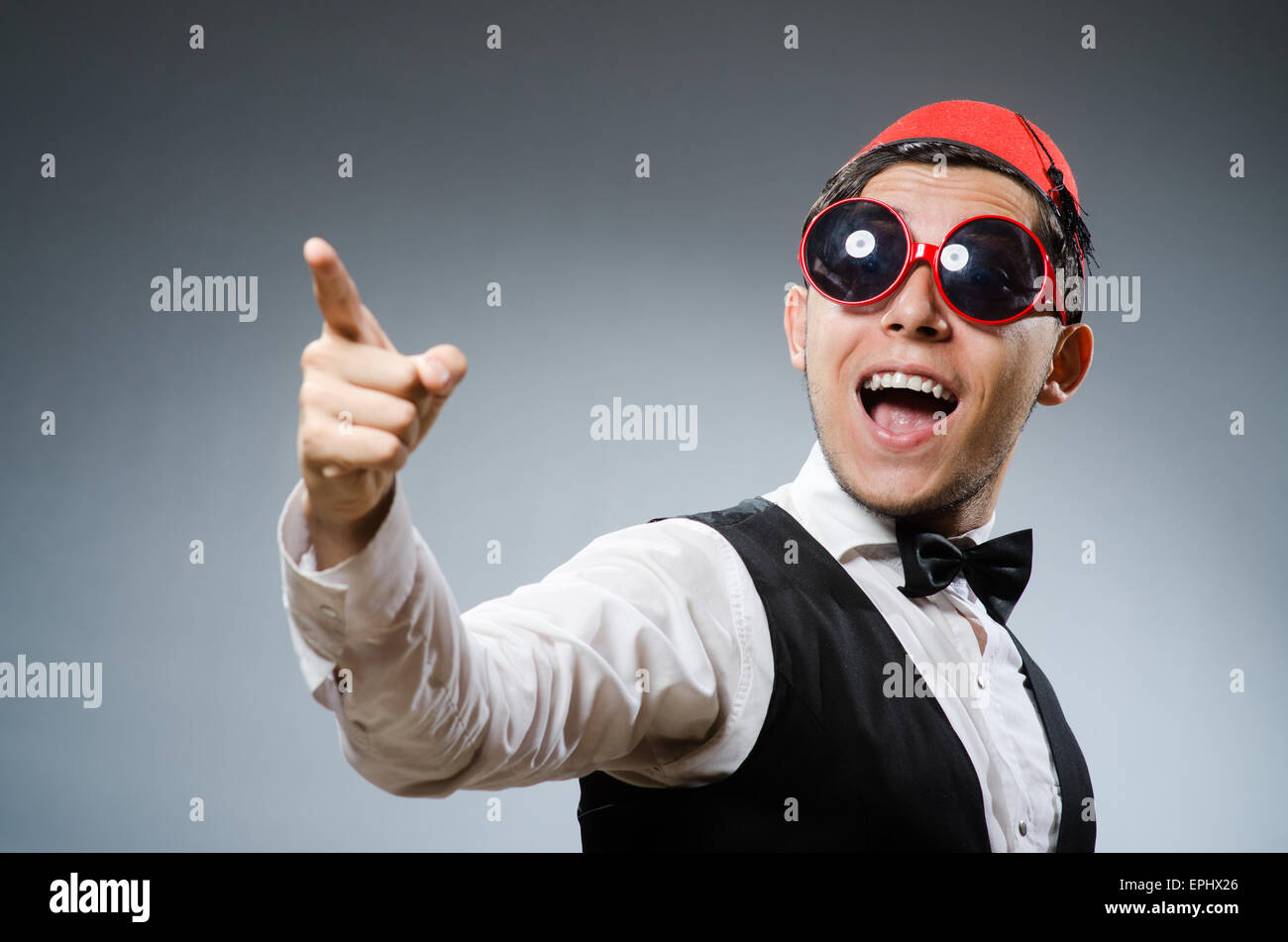 Portrait man wearing alien hi-res stock photography and images - Alamy