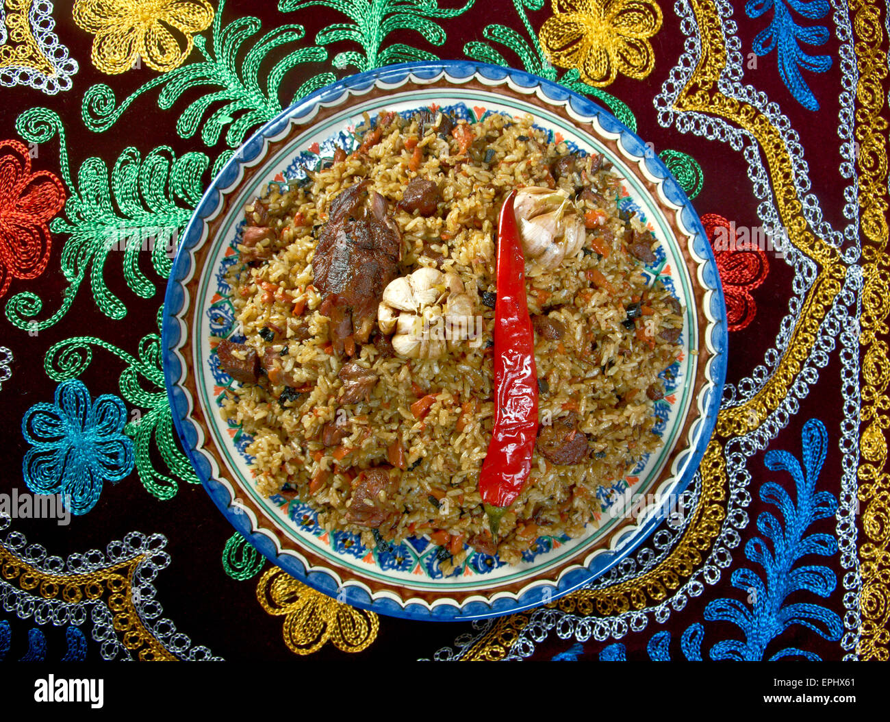 Oriental pilaf Stock Photo - Alamy
