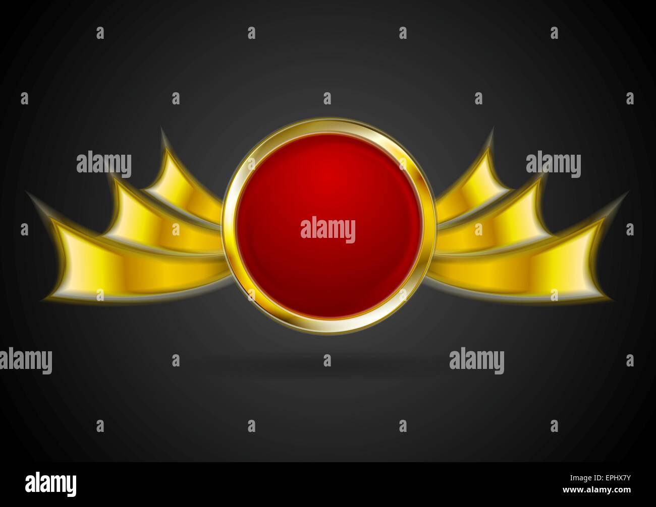 Golden logo hi-res stock photography and images - Alamy