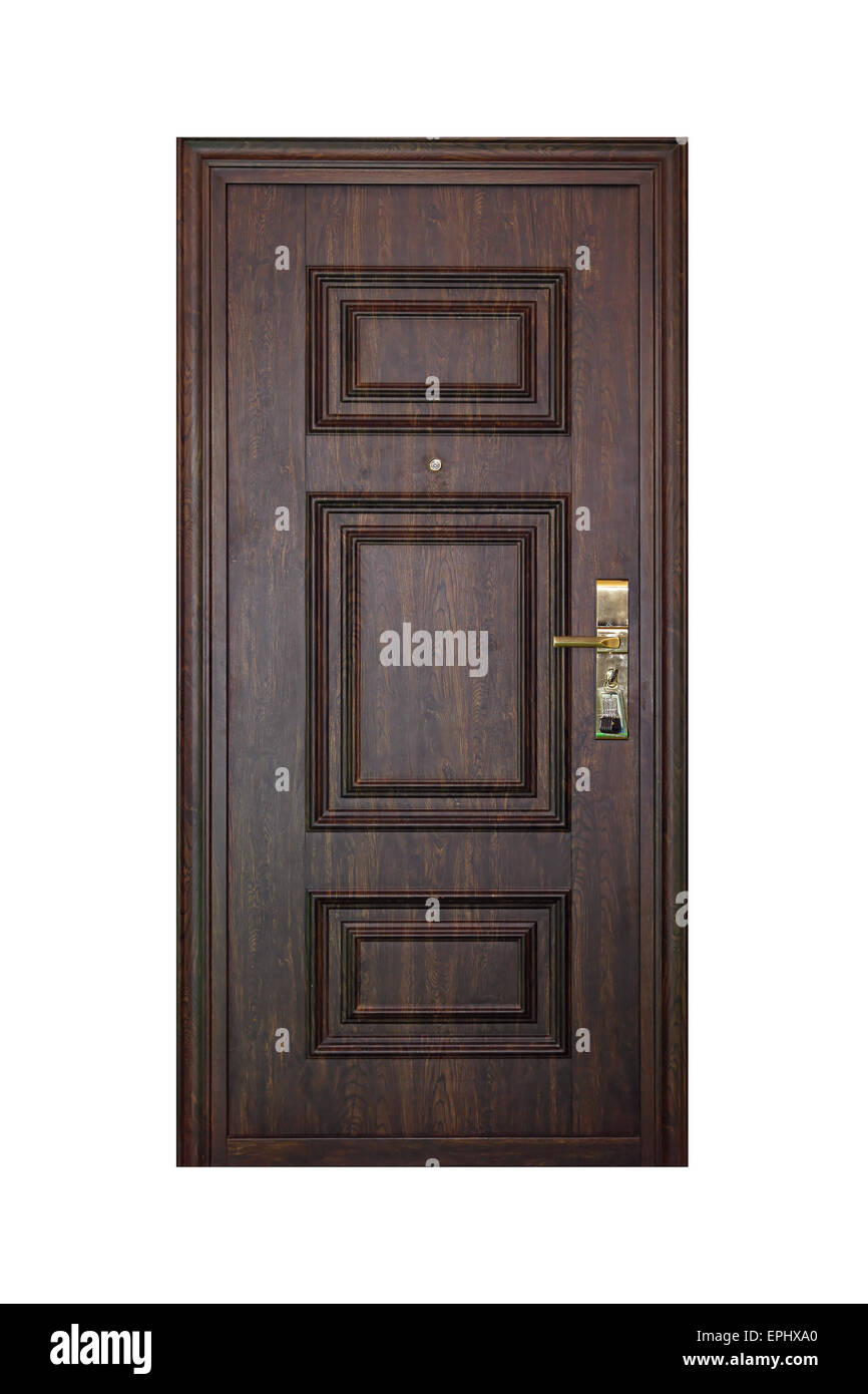 Wood panel door Cut Out Stock Images & Pictures - Alamy