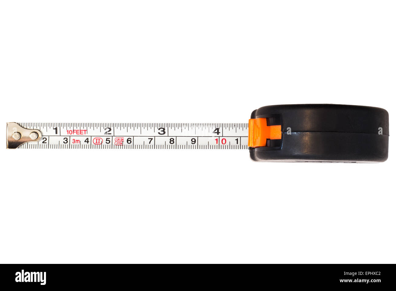 Self retracting metal tape measure hi-res stock photography and images ...