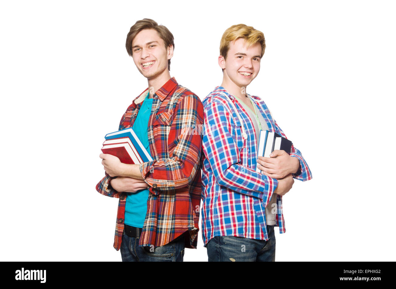 Young group reading Cut Out Stock Images & Pictures - Alamy